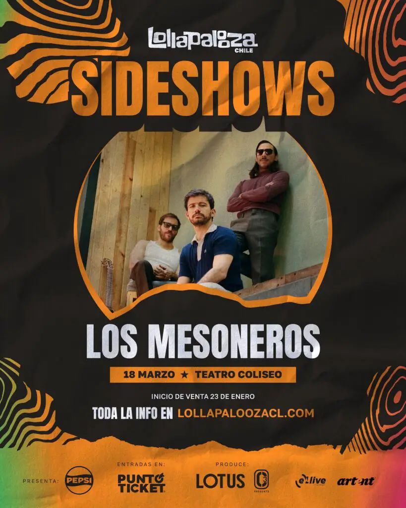 Sideshows Lollapalooza Chile 2024: Info de entradas - ColorMusic